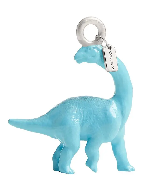 COACH Dinosaur Shoe Charm - Silver/blue