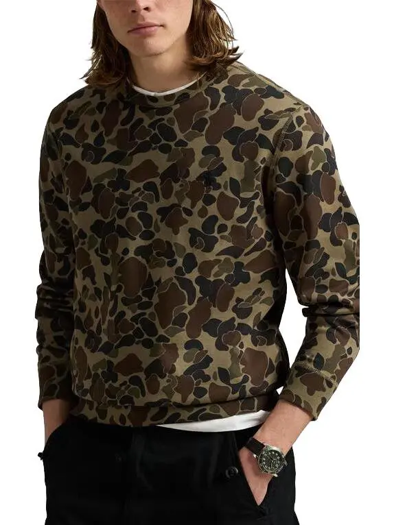 Polo Ralph Lauren Double-knit Camo Sweatshirt - Outdoorsman Camo