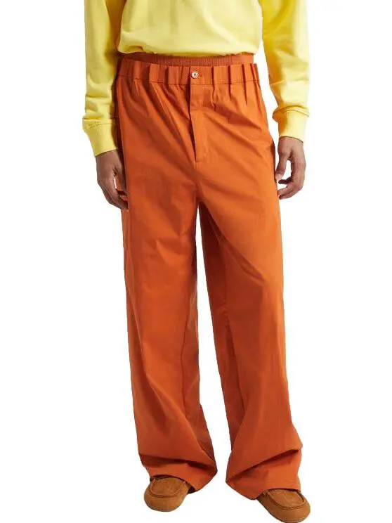 JW Anderson Gathered Waist Track Pants - Ginger