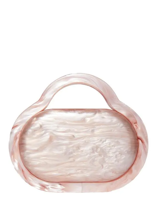 Lele Sadoughi Pill Box Acetate Bag - Rose 650