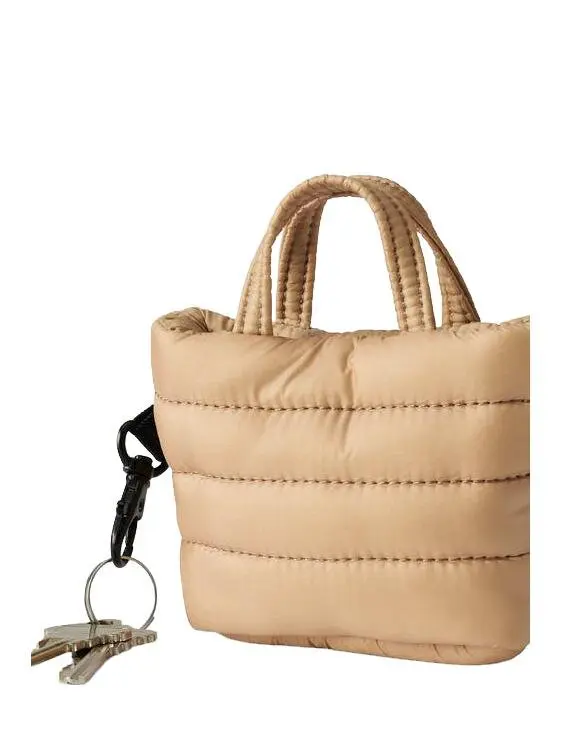 LANDS' END Canvas Tote Bag Charm - Desert Tan Shine