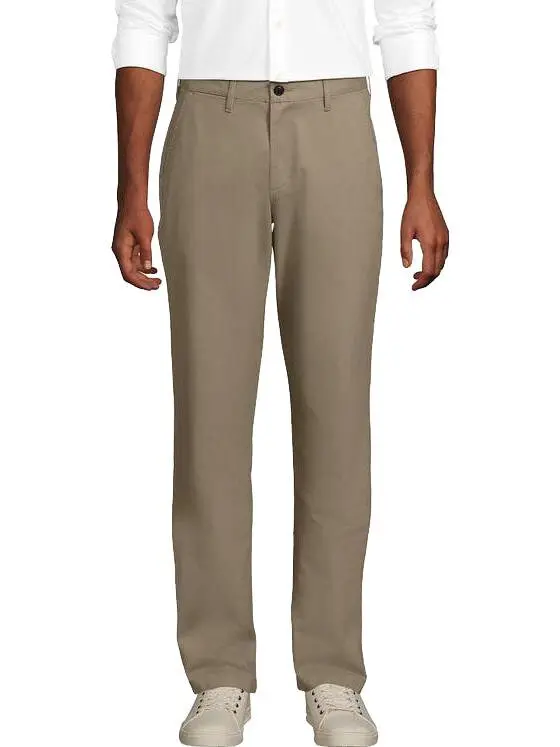 LANDS' END Travel Kit Comfort Waist Athletic Fit Chino Pant - Khaki