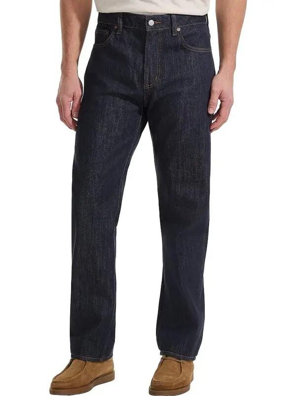 LANDS' END Rigid Comfort Waist Classic Fit Jean - Forever Indigo