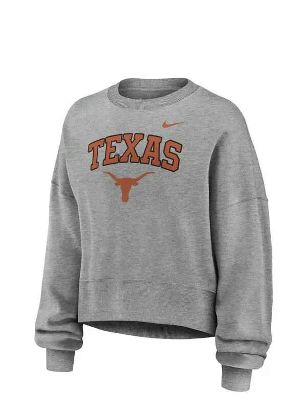 Nike Texas Phoenix Arch College Pullover Crew - Grey