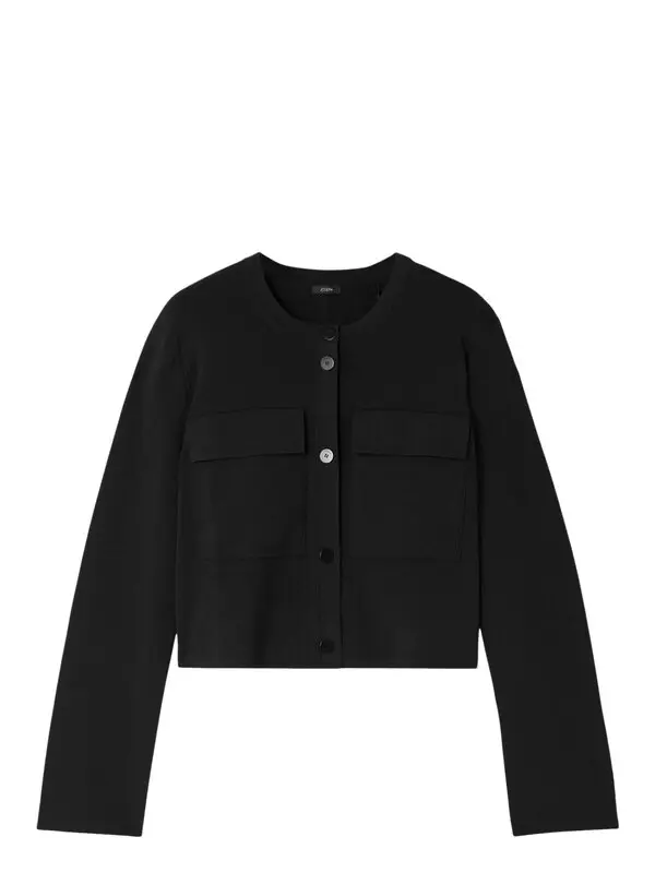 JOSEPH Stretch-knit Jacket - Black