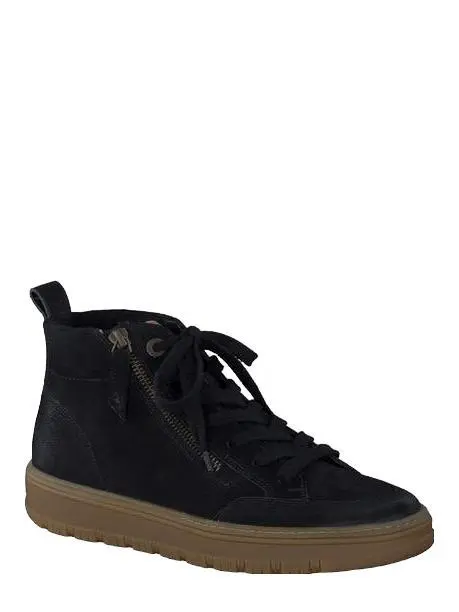 Paul Green Sully High-top Sneakers - Black Sisal Combo