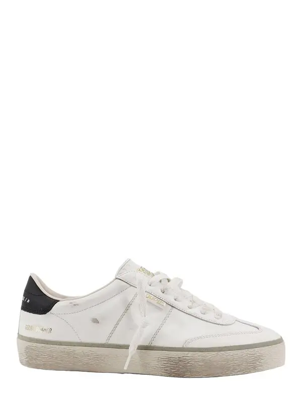 GOLDEN GOOSE Soul Star Leather Sneakers - White