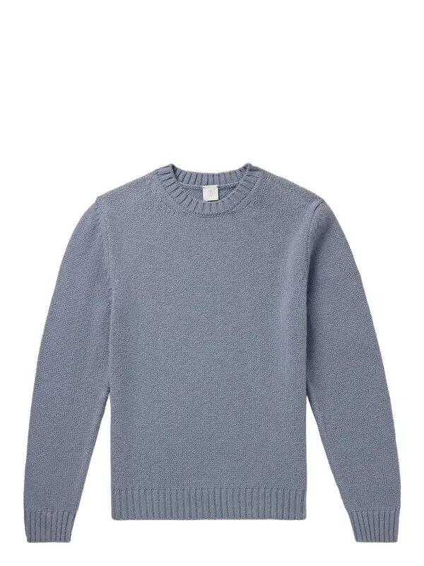 Eleventy Slim-fit Wool Sweater - Blue
