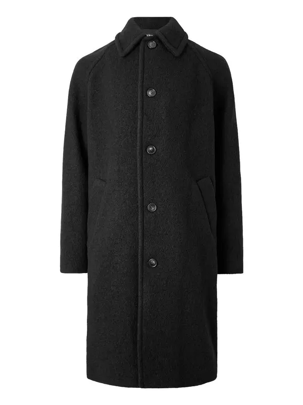 A.p.c. Gaston Wool Coat - Black