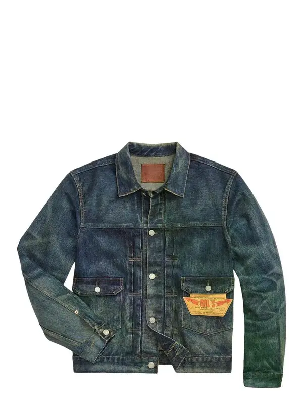 Ralph Lauren Washed Denim Trucker Jacket - Blue