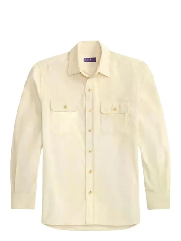 Ralph Lauren Purple Label Corduroy Long-sleeve Shirt - Neutrals