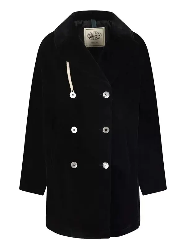 CAMPLIN Double-breasted Coat - Black
