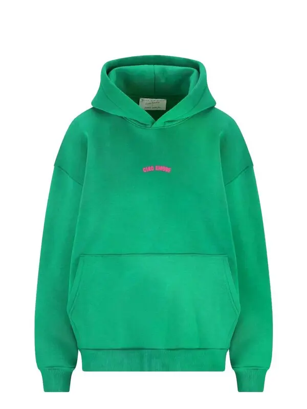Giada Benincasa Logo-print Hoodie - Green