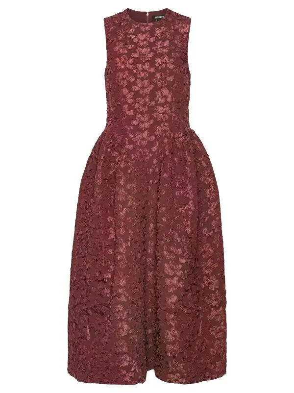 Remain Birger Christensen Flower-embellishment Midi Dress - Red