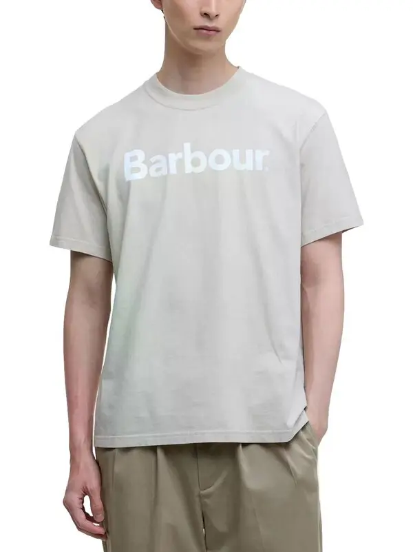 Barbour Logo-print T-shirt - Neutrals