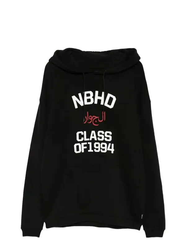 NEIGHBORHOOD Printed Hoodie - Black