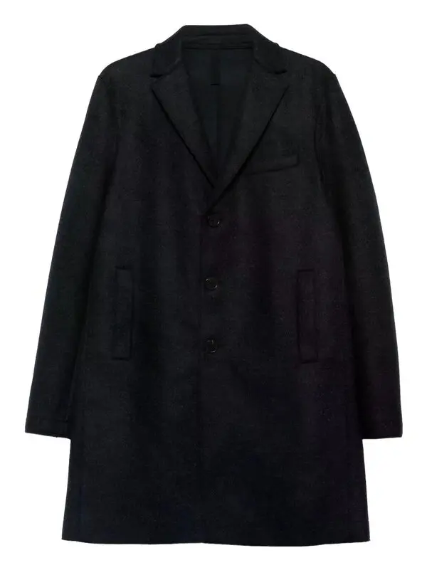 Harris Wharf London Button Coat - Blue