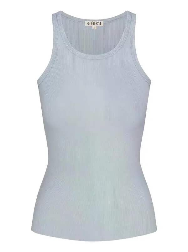 Eterne Ribbed Tank Top - Blue