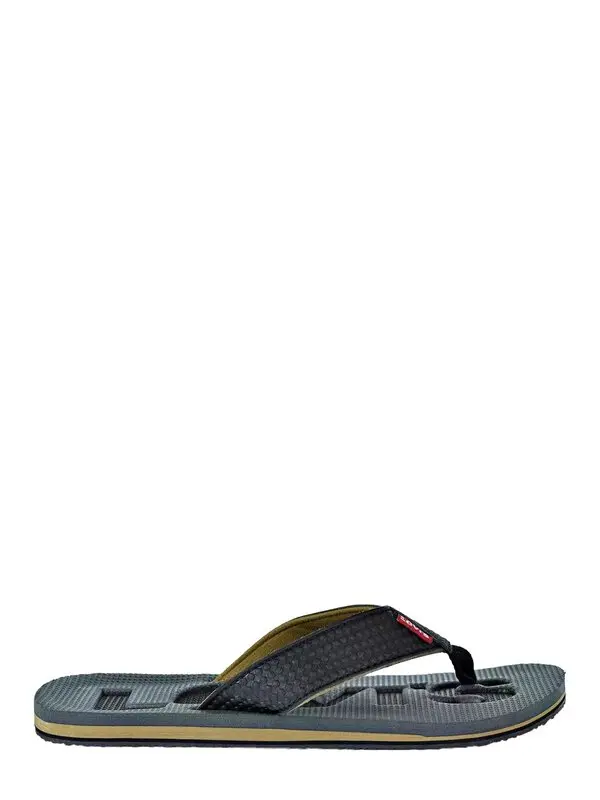 LEVI'S Logo-embossed Flip Flops - Black