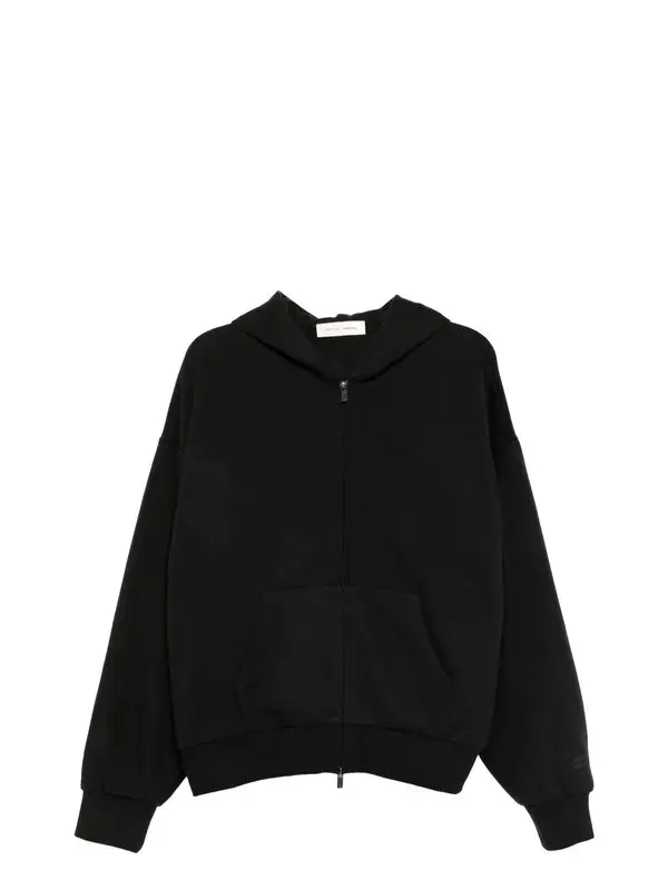 Fear Of God Classic Fleece Zip-up Hoodie - Black