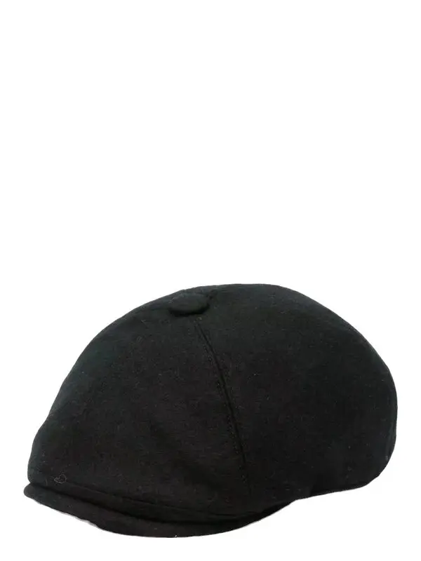 Fedeli Wool Beret - Black
