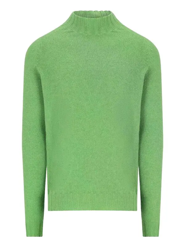 Tagliatore High-neck Cashmere Sweater - Green