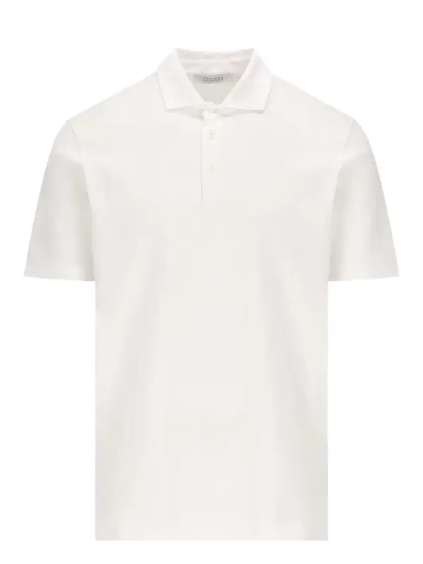 CRUCIANI Three-button Polo Shirt - White