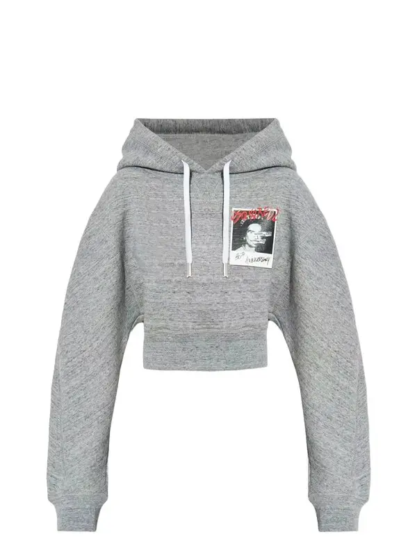 Dsquared2 Graphic-print Hoodie - Grey