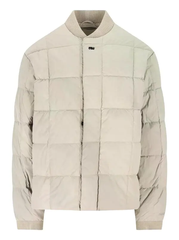 MASSIMO OSTI STUDIO Quilted Bomber Jacket - Neutrals