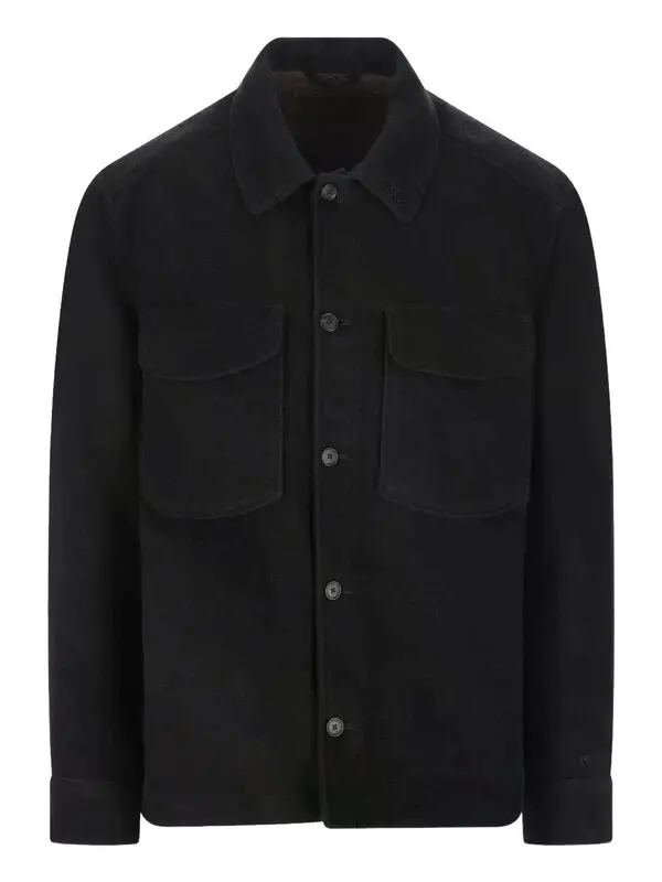 MASSIMO OSTI STUDIO Button-fastening Shirt - Black