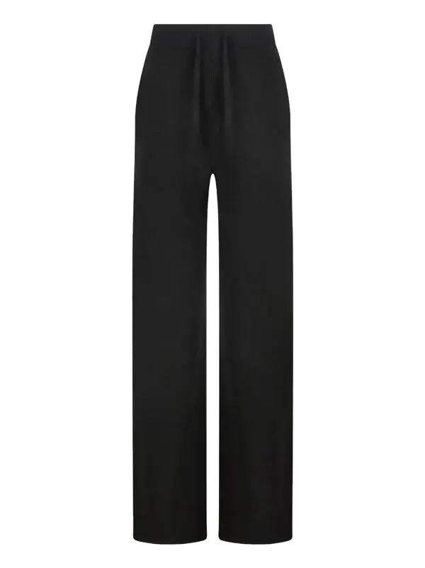 Alpha Studio Cashmere Trousers - Black