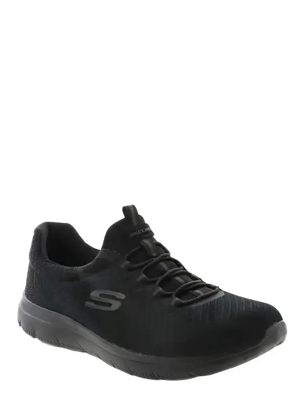Sketchers Summits Wide-width Sneakers - Black