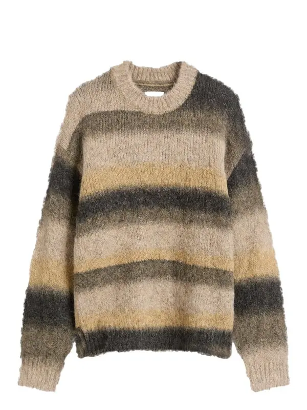 Norse Projects Jonas Gradient Alpaca Sweater - Utility Khaki
