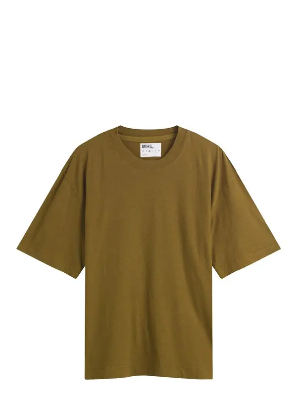 MARGARET HOWELL Simple T-shirt - Moss