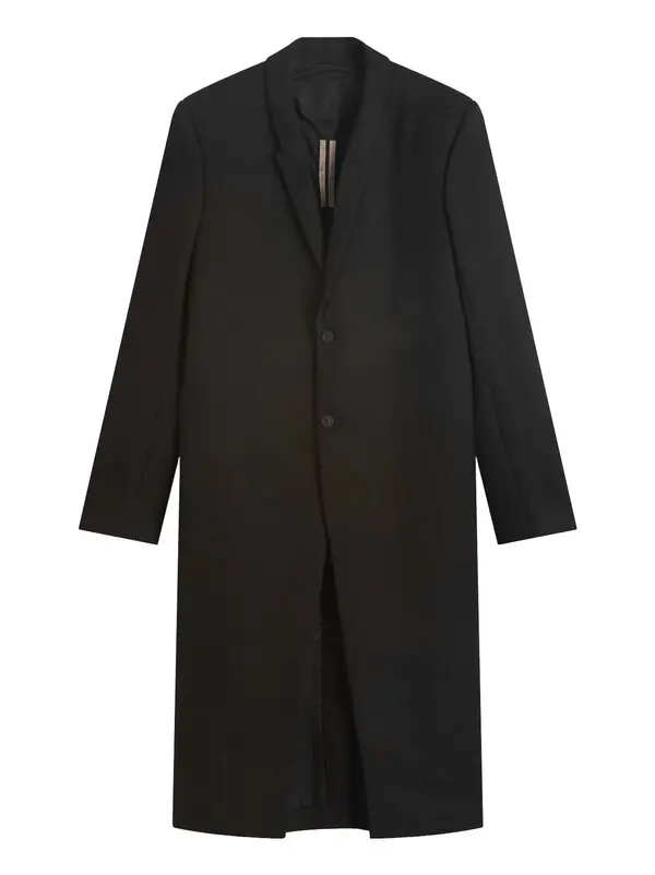 Rick Owens Concordian Wool Coat - Black