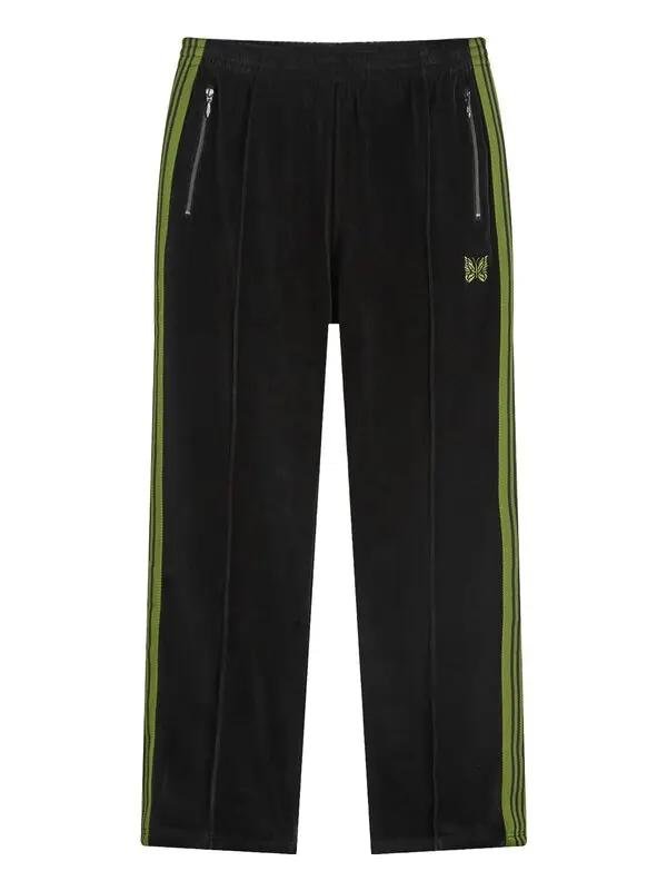 Needles Velour Narrow Track Pants - Black
