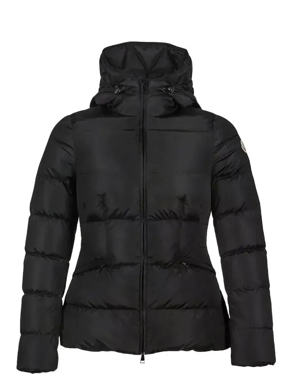 Moncler Quilted Hooded Jacket - Black