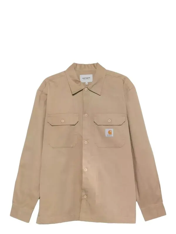 Carhartt Work In Progress Logo-patch Shirt - Neutrals