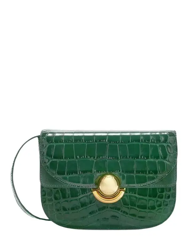 Furla Sfera Crocodile-effect Cross Body Bag - Green