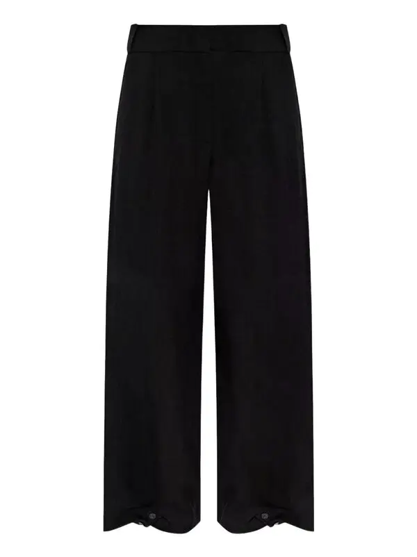 IRO PARIS Pleated Button-fastening Trousers - Black
