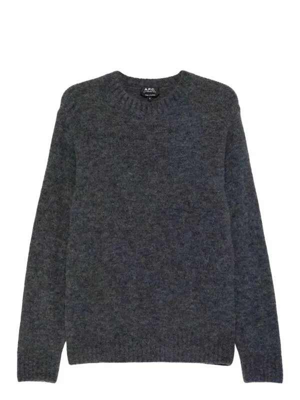 A.p.c. Crew-neck Sweater - Grey
