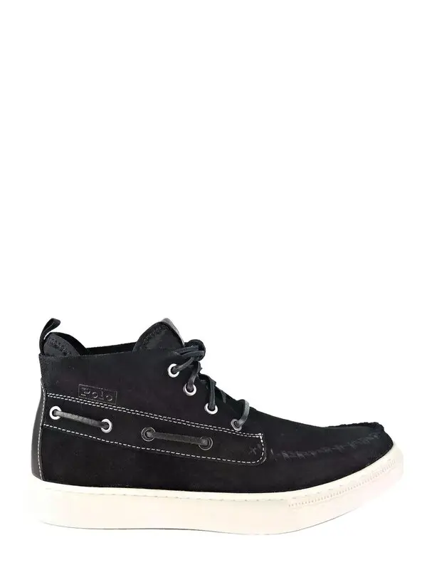 Polo Ralph Lauren Chukka Suede Lace-up Sneakers - Black