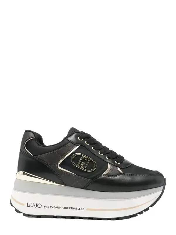 Liu Jo Wonder Plus 01 Platform Sneakers - Black