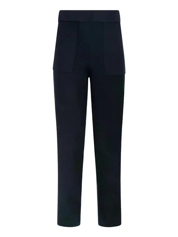 Malo Elastic-waist Trousers - Blue