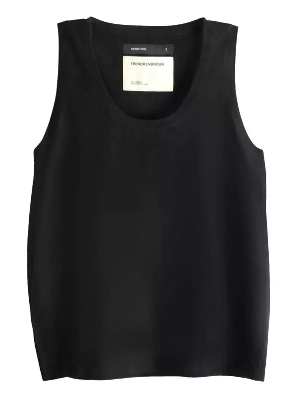 Frenckenberger Sleeveless Top - Black