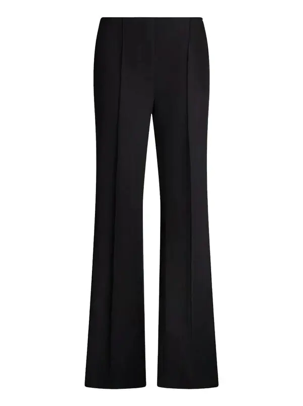 Liu Jo Pleat-front Flared Trousers - Black