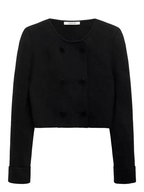 Dorothee Schumacher Sharp Ambition Double-breasted Jacket - Black