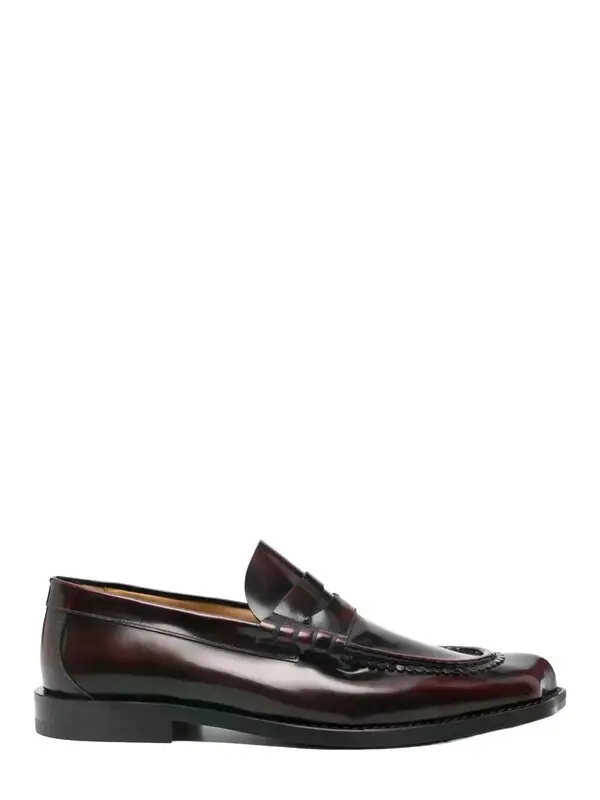 VIVIENNE WESTWOOD Leather Penny Loafers - Red