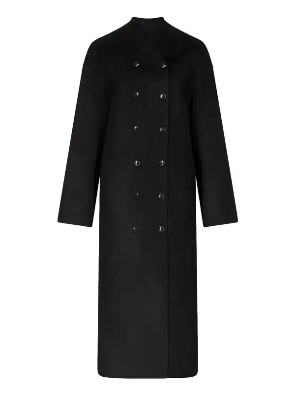 Loulou De Saison Amory Double-breasted Coat - Black