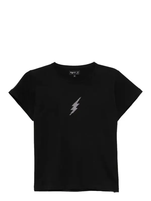AGNÈS B. Graphic T-shirt - Black